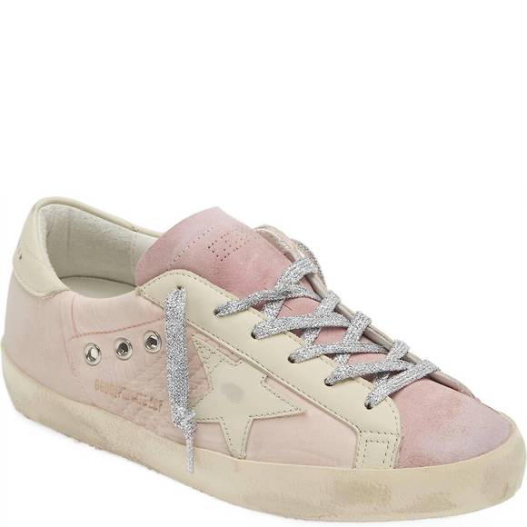 Golden Goose | Shoes | New Golden Goose Super Star Lace Up Sneakers In ...
